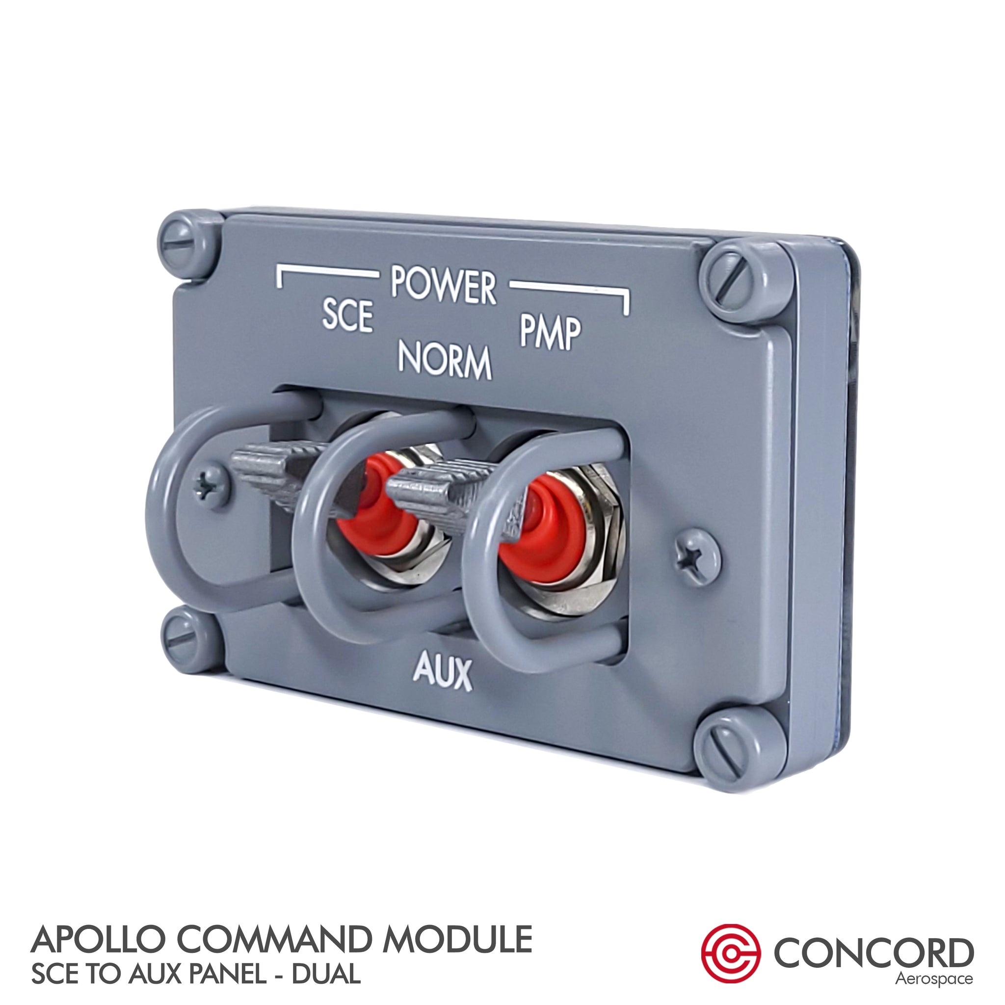 APOLLO COMMAND MODULE DUAL SWITCH PANEL - SCE to AUX – Concord Aerospace