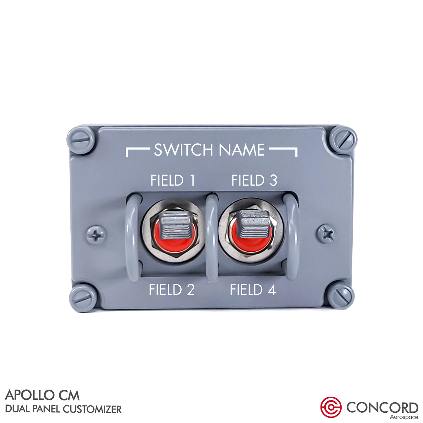 CUSTOMIZABLE APOLLO DUAL SWITCH PANEL – Concord Aerospace