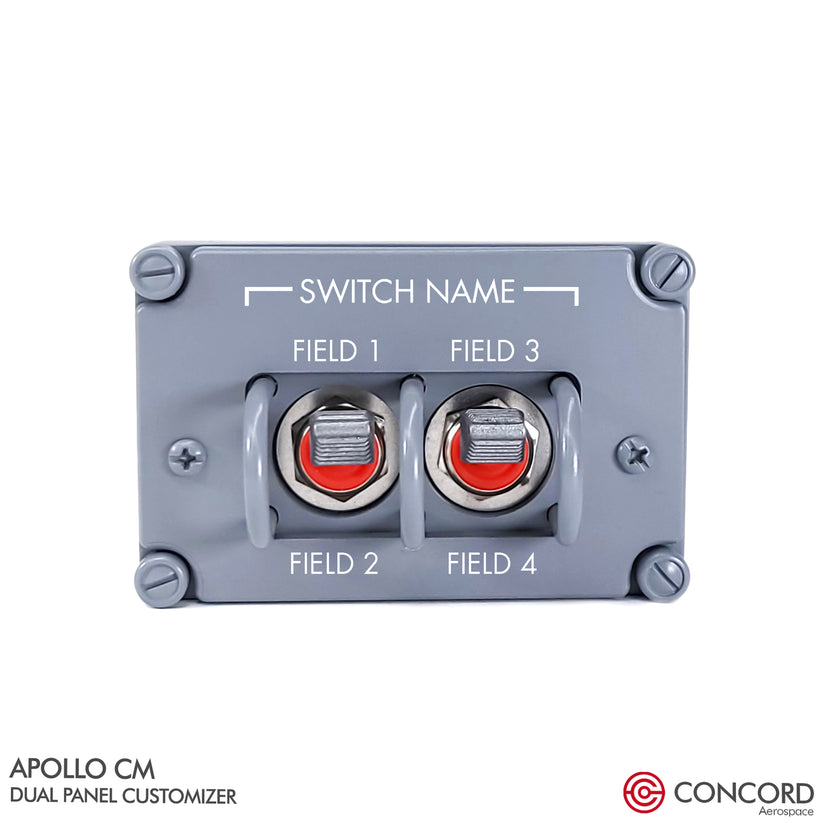 CUSTOMIZABLE APOLLO DUAL SWITCH PANEL – Concord Aerospace