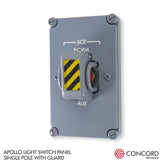 APOLLO LIGHT SWITCH PANEL WALLPLATES SINGLE DOUBLE TRIPLE QUAD GANG ...