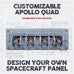 CUSTOMIZABLE APOLLO QUAD PANEL – Concord Aerospace