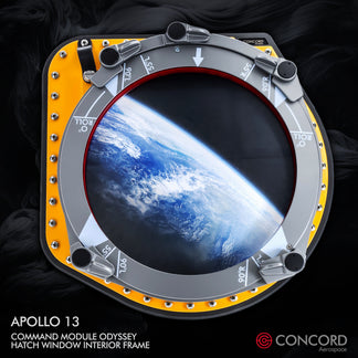 APOLLO 13 COMMAND MODULE ODYSSEY HATCH WINDOW – Concord Aerospace