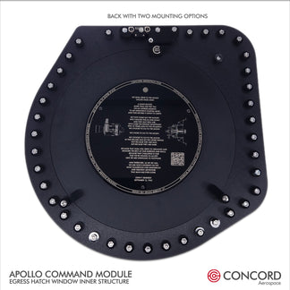 APOLLO COMMAND MODULE HATCH WINDOW - INNER STRUCTURE FRAME – Concord Aerospace
