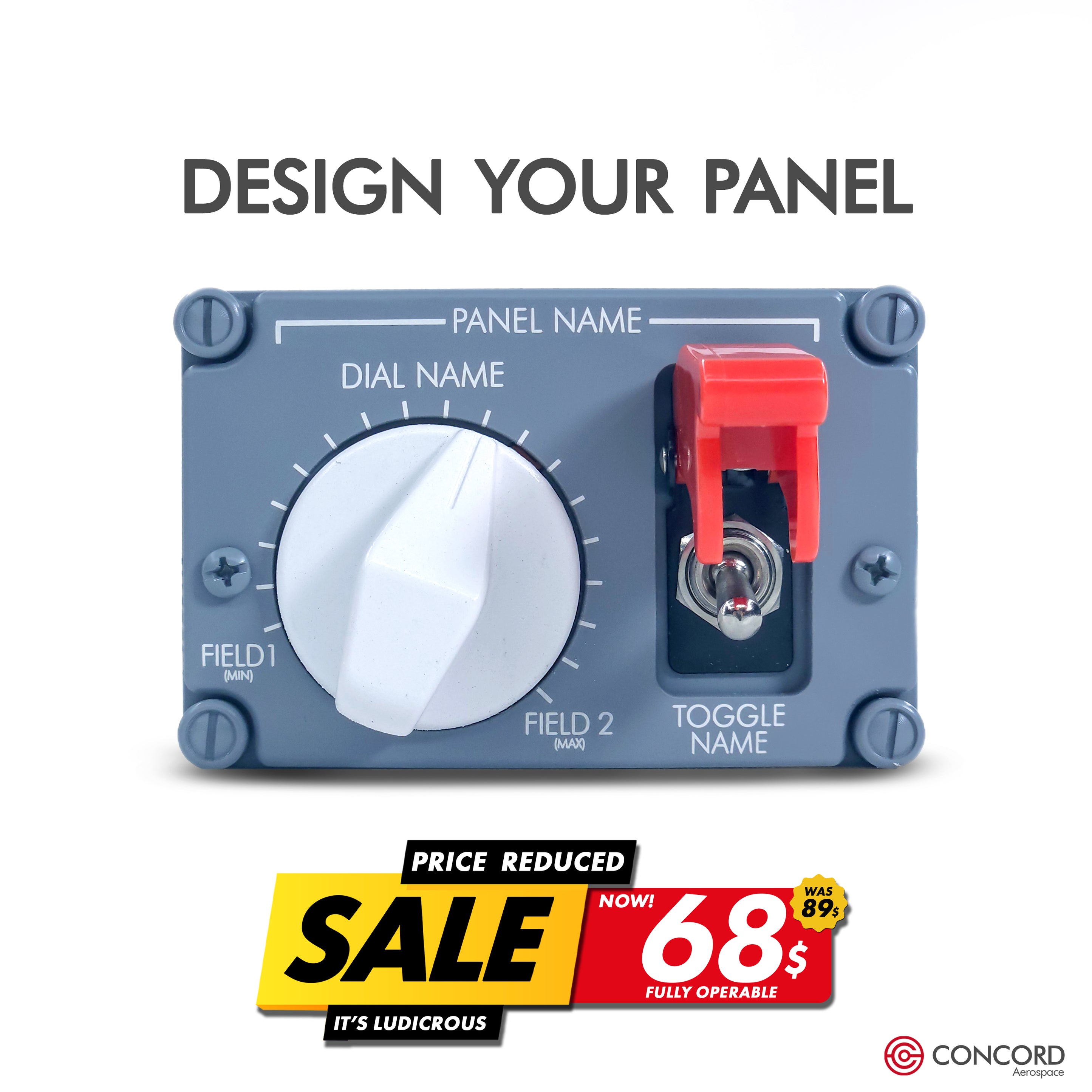 CUSTOMIZABLE LUDICROUS SPEED PANEL – Concord Aerospace
