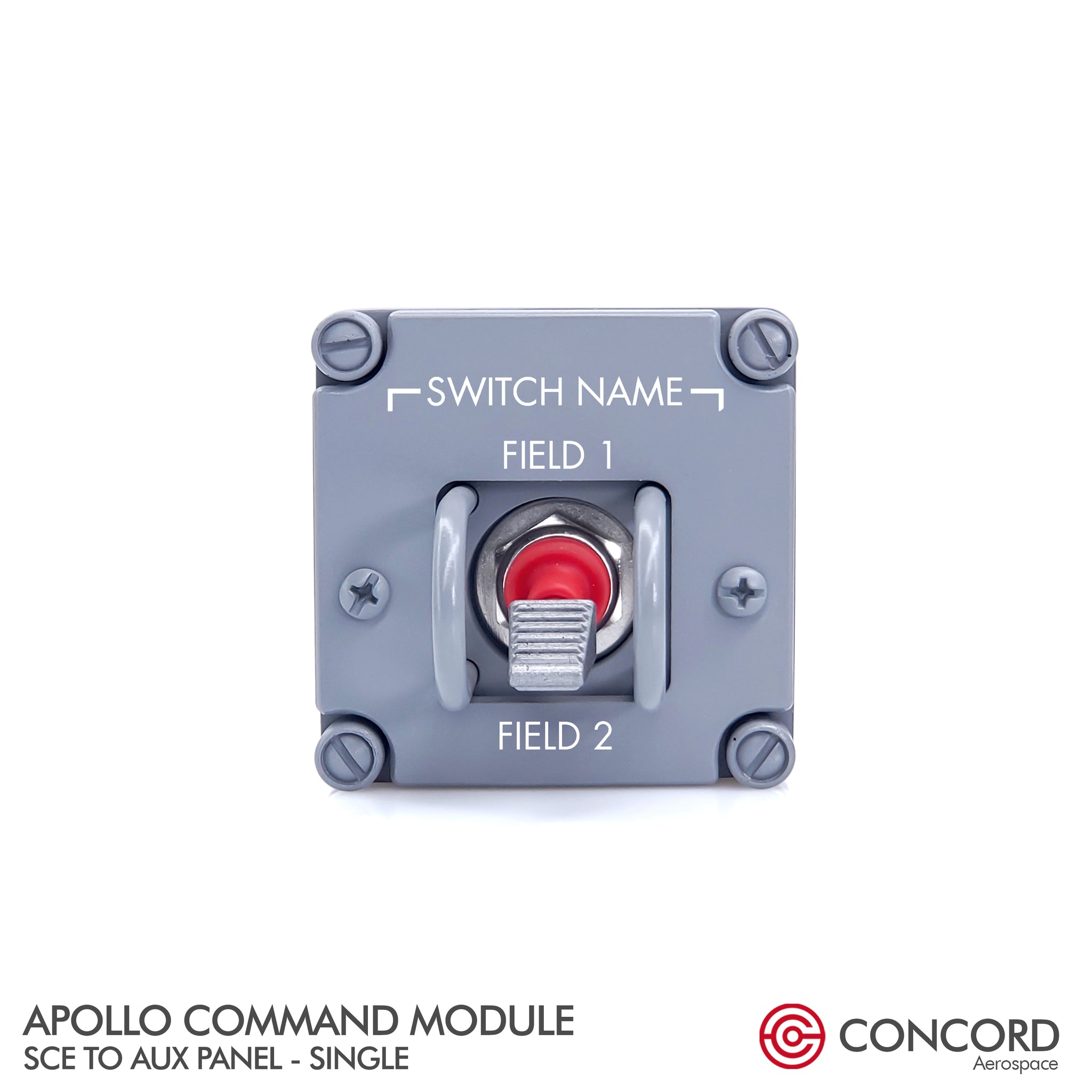 CUSTOMIZABLE APOLLO SINGLE SWITCH PANEL – Concord Aerospace