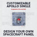 CUSTOMIZABLE APOLLO SINGLE SWITCH PANEL – Concord Aerospace