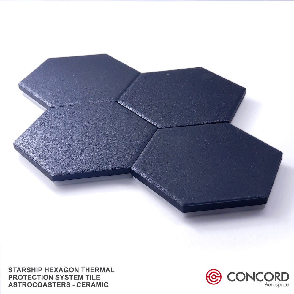 STARSHIP HEXAGON THERMAL PROTECTION SYSTEM TILE ASTROCOASTER – Concord ...