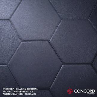 STARSHIP HEXAGON THERMAL PROTECTION SYSTEM TILE ASTROCOASTER – Concord ...