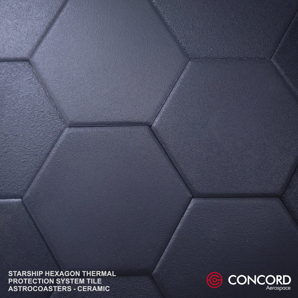 STARSHIP HEXAGON THERMAL PROTECTION SYSTEM TILE ASTROCOASTER – Concord ...