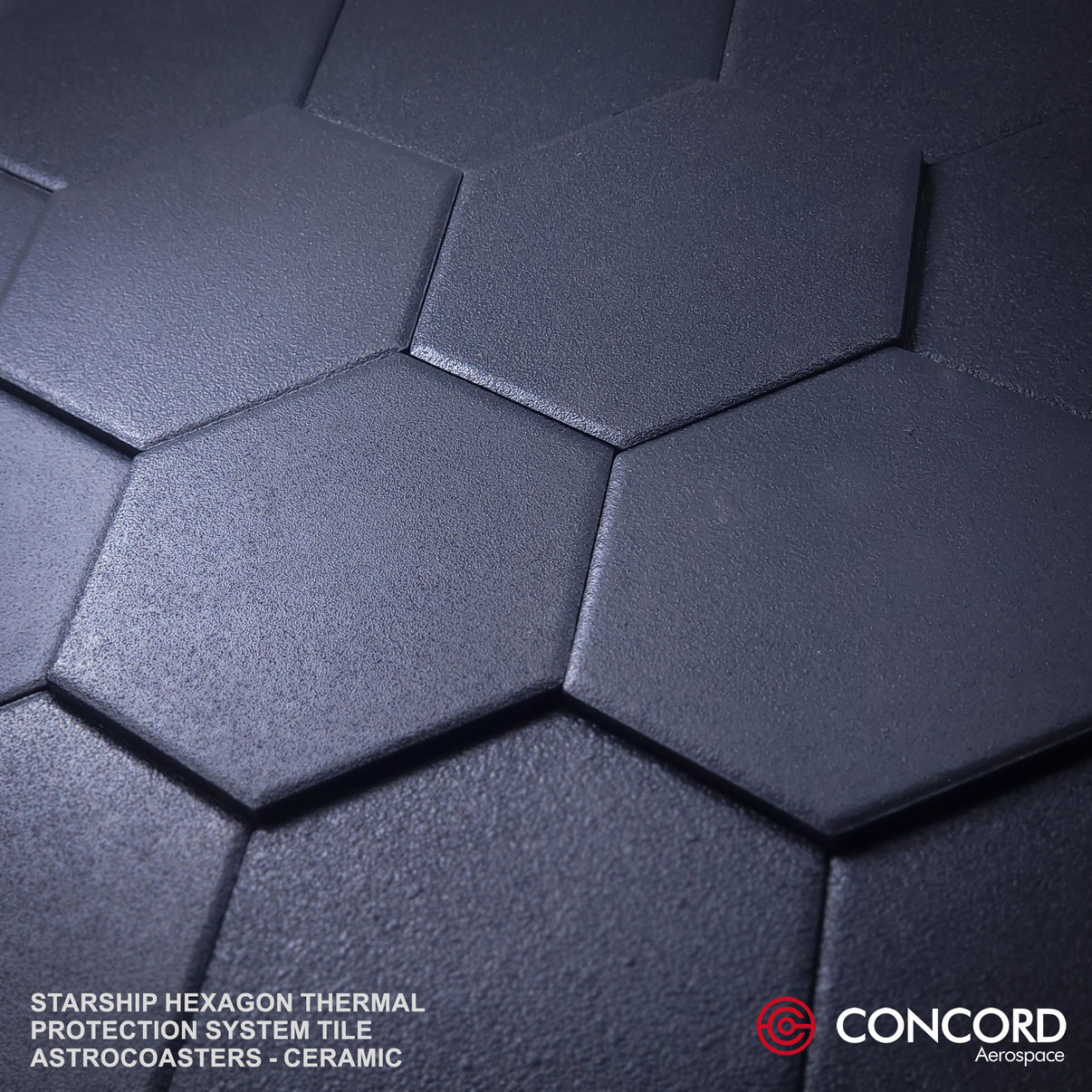 STARSHIP HEXAGON THERMAL PROTECTION SYSTEM TILE ASTROCOASTER – Concord ...