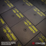 SPACE SHUTTLE THERMAL PROTECTION SYSTEM TILE ASTROCOASTER – Concord ...