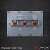 APOLLO LIGHT SWITCH PANEL WALLPLATES SINGLE DOUBLE TRIPLE QUAD GANG ...
