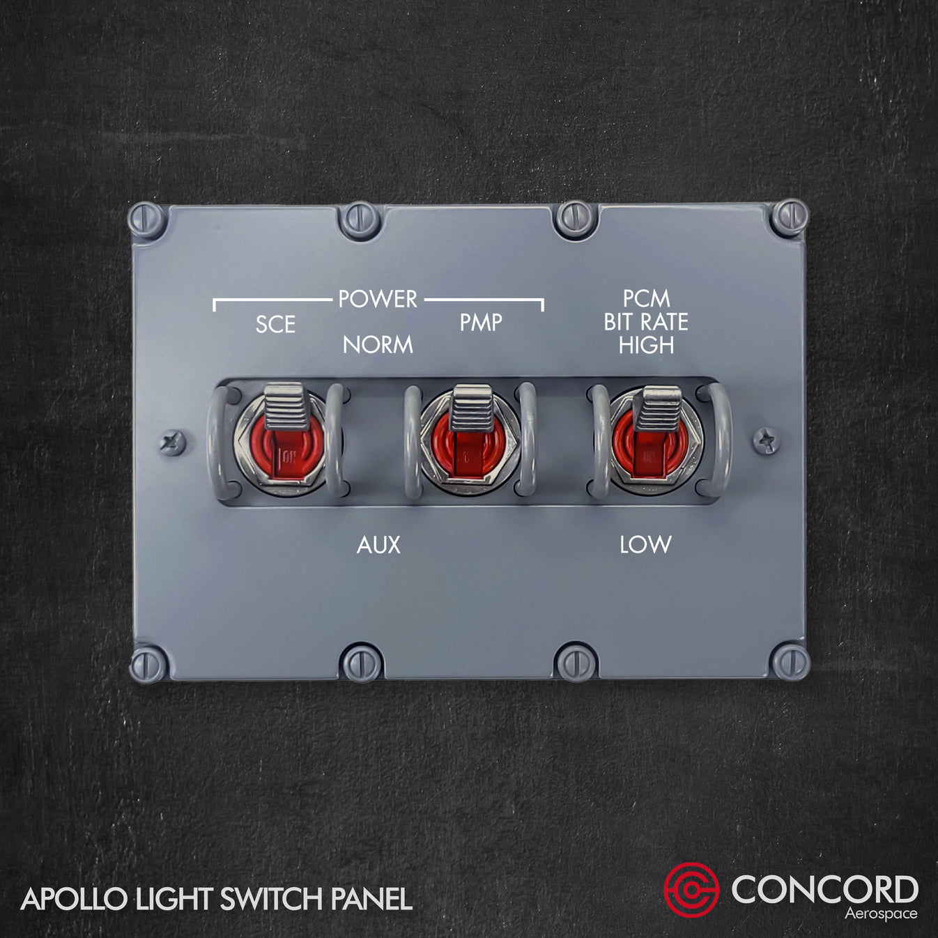 APOLLO LIGHT SWITCH PANEL WALLPLATES SINGLE DOUBLE TRIPLE QUAD GANG ...