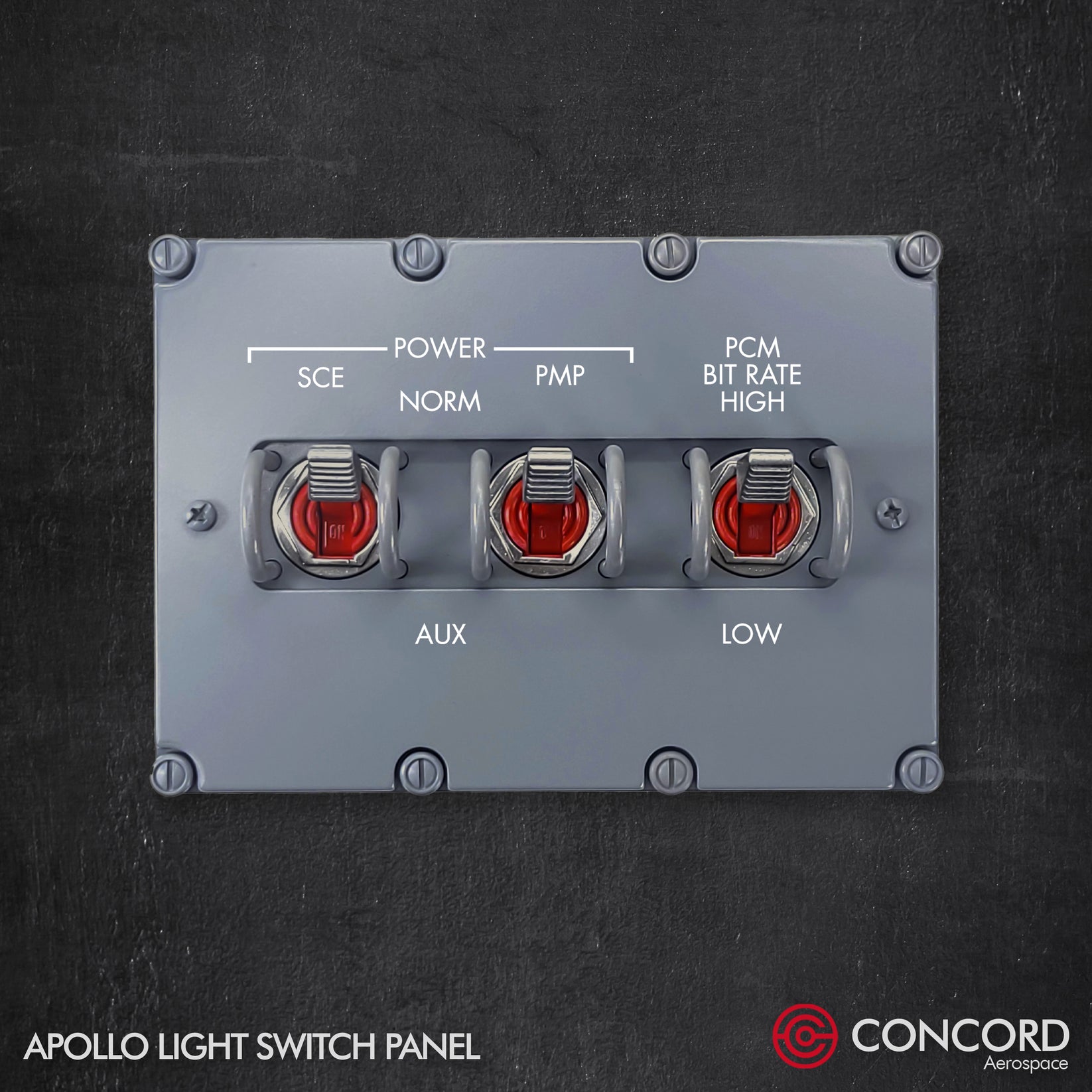 APOLLO LIGHT SWITCH PANEL WALLPLATES SINGLE DOUBLE TRIPLE QUAD GANG ...