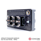 APOLLO COMMAND MODULE TRIPLE SWITCH PANEL - SCE to AUX – Concord Aerospace