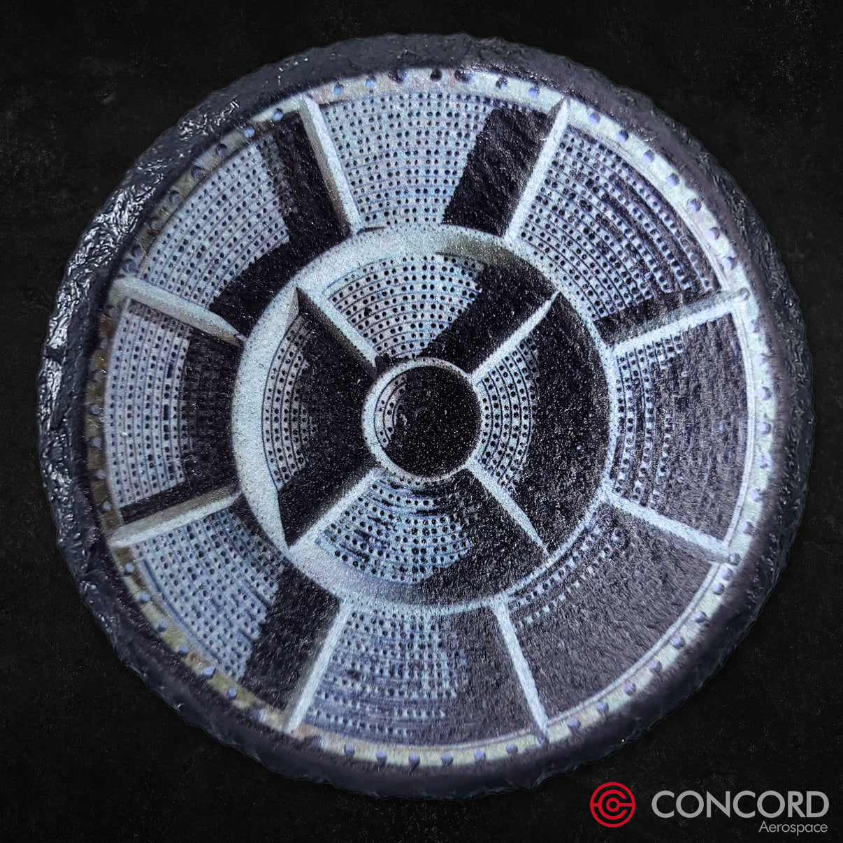 SATURN F1 ENGINE INJECTOR PLATE SLATE COASTER – Concord Aerospace