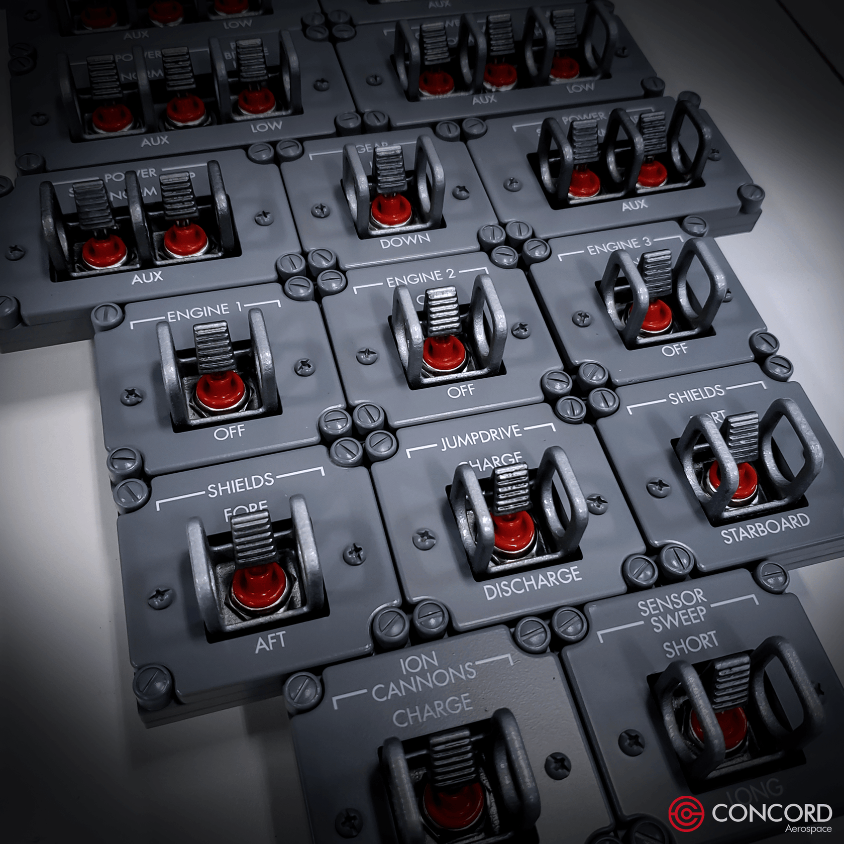 CUSTOMIZABLE APOLLO SINGLE SWITCH PANEL – Concord Aerospace