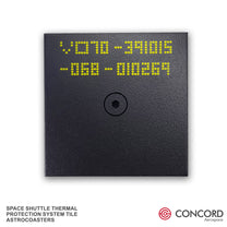 SPACE SHUTTLE THERMAL PROTECTION SYSTEM TILE ASTROCOASTER – Concord ...