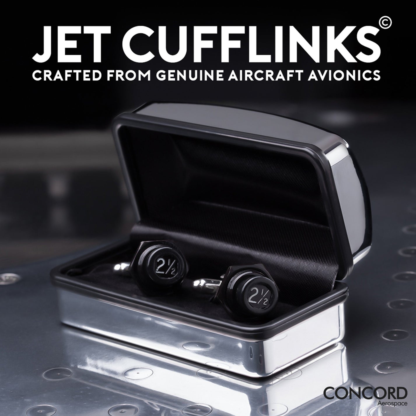 CONCORD AEROSPACE JET CUFFLINKS – Concord Aerospace